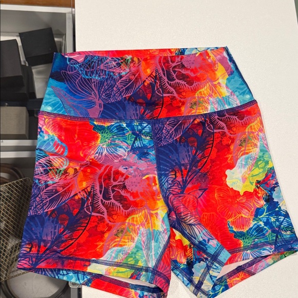 Fleo | Shorts | Fleo Multicolor Floral Athletic Shorts | Poshmark
